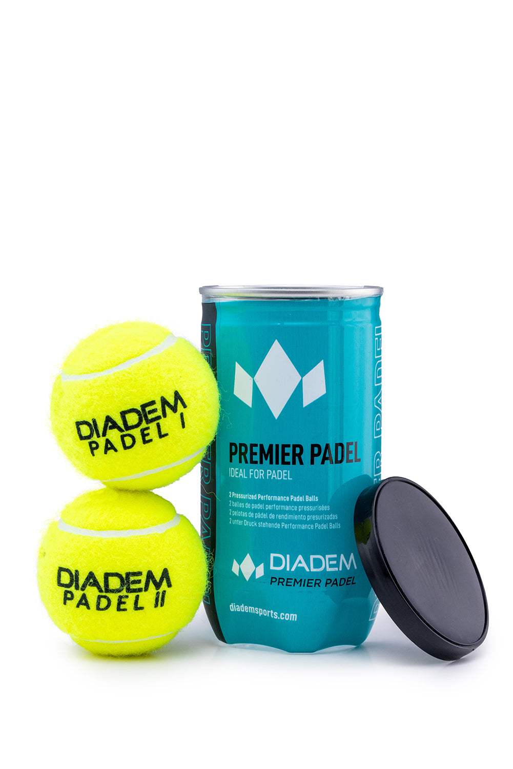 Diadem Premier Padel Ball (2-Ball Can) – Diadem Sports South Africa